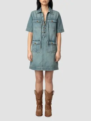 Zadig&Voltaire Record Denim Minidress