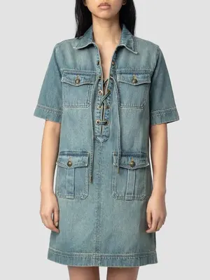 Zadig&Voltaire Record Denim Minidress