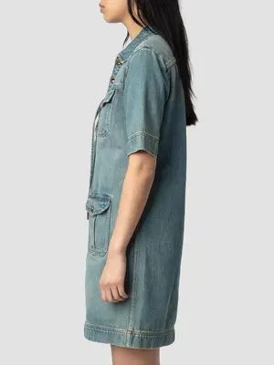 Zadig&Voltaire Record Denim Minidress