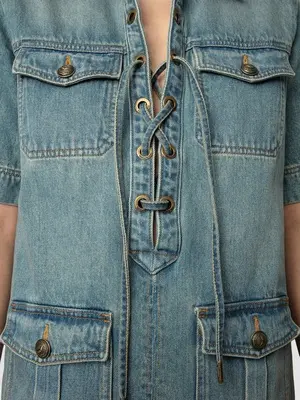 Zadig&Voltaire Record Denim Minidress