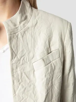 Zadig&Voltaire Veryn Leather Blazer - Judo
