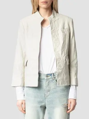 Zadig&Voltaire Veryn Leather Blazer - Judo
