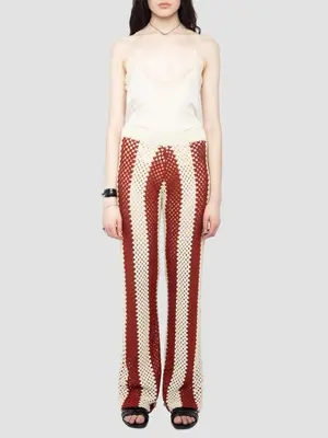 Zadig&Voltaire Pia Knit Striped Cotton Pants - Judo