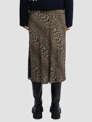 Zadig&Voltaire Jayla Leopard-print Midi-skirt