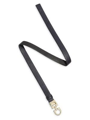 FERRAGAMO Gancini Reversible & Adjustable Cut-to-size Leather Belt