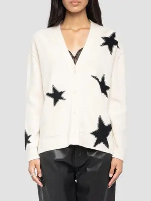 Zadig&Voltaire Mirkaz Stars Cashmere Cardigan