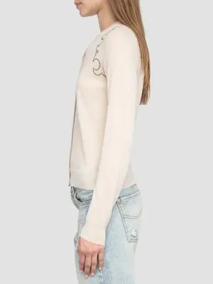 Zadig&Voltaire Missya Rhinestone Cashmere Cardigan