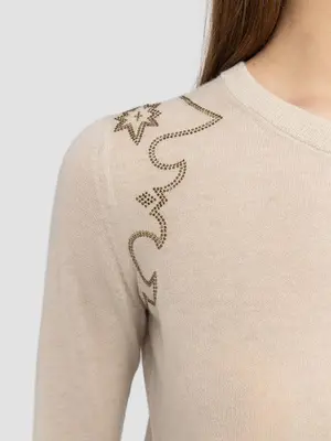 Zadig&Voltaire Missya Rhinestone Cashmere Cardigan