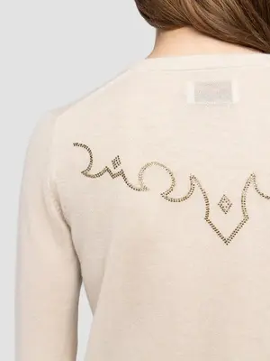 Zadig&Voltaire Missya Rhinestone Cashmere Cardigan