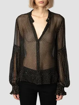 Zadig&Voltaire Tandy Mousseline Sparkle Blouse