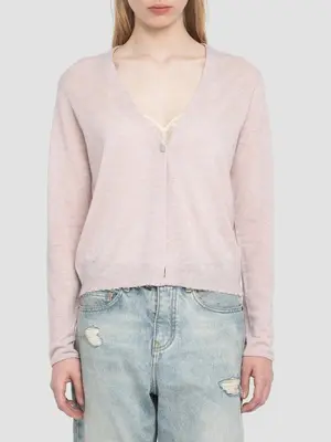 Zadig&Voltaire Manylla Cashmere V-neck Cardigan - Bebe