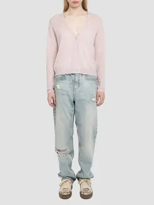 Zadig&Voltaire Manylla Cashmere V-neck Cardigan - Bebe