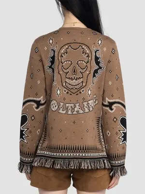 Zadig&Voltaire Leon Merino Wool Fringe-trim Sweater