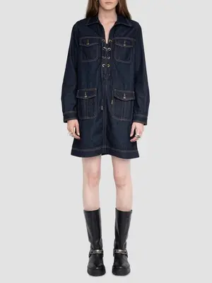 Zadig&Voltaire Remacha Denim Minidress