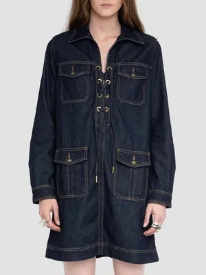 Zadig&Voltaire Remacha Denim Minidress