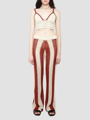 Zadig&Voltaire Taly Crochet Cotton Crop Top