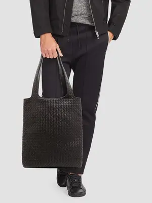 Bottega Veneta Intrecciato Leather Tote Bag