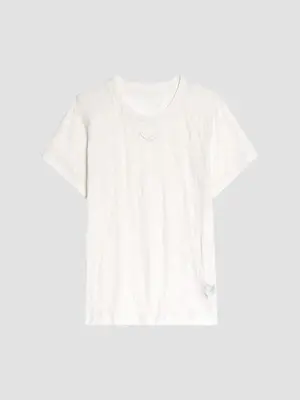 Zadig&Voltaire Alys Semi-sheer Crewneck T-shirt