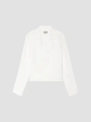 Zadig&Voltaire Tussi Jacquard Horses Silk Blouse - Judo