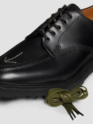 Comme Des Garçons X Sanders Glossy Leather Loafers