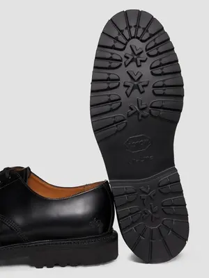 Comme Des Garçons X Sanders Glossy Leather Loafers