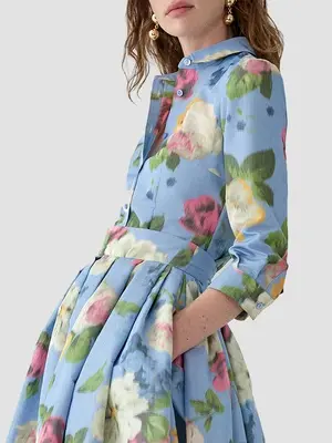 Carolina Herrera Cabana Ana Floral Shirt