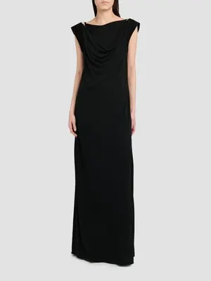 Bottega Veneta Intrecciato-strap Jersey Gown