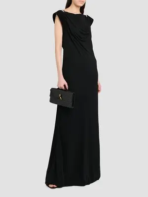 Bottega Veneta Intrecciato-strap Jersey Gown