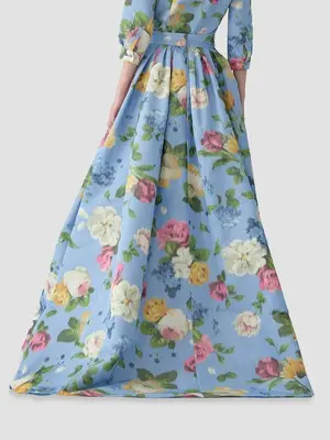 Carolina Herrera Cabana Floral Ballgown Skirt