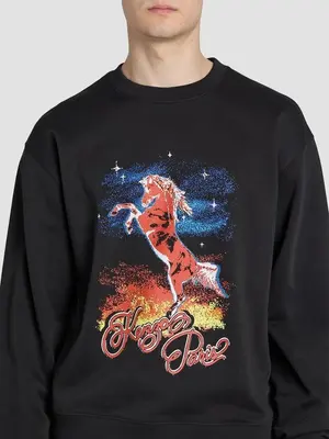 Kenzo Lucky Horses Crewneck Sweatshirt