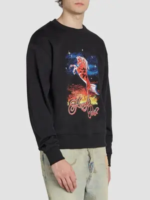 Kenzo Lucky Horses Crewneck Sweatshirt