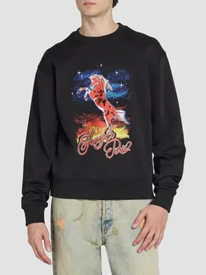 Kenzo Lucky Horses Crewneck Sweatshirt