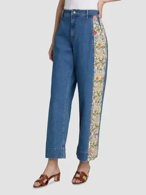 Cinq À Sept Patchwork Zoe Jeans