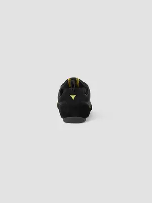 Fendi Wrap Suede & Textile Sneakers - Nero