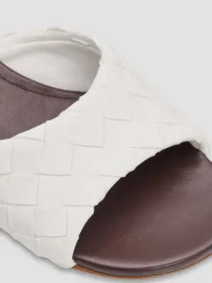 Bottega Veneta Livia 40mm Leather Mules