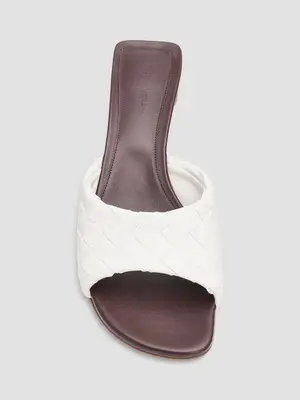 Bottega Veneta Livia 40mm Leather Mules