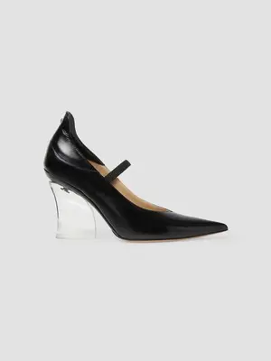 Fendi Phantom 95mm Leather Pumps