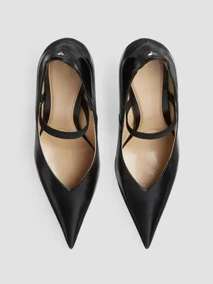 Fendi Phantom 95mm Leather Pumps