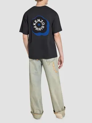 Kenzo Boke Flower 2.0 Embroidered Oversized T-shirt - Black