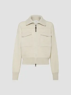 Brunello Cucinelli Cashmere Double Knit Cardigan