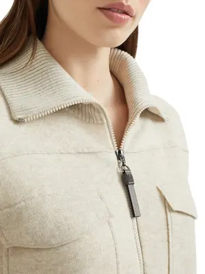 Brunello Cucinelli Cashmere Double Knit Cardigan