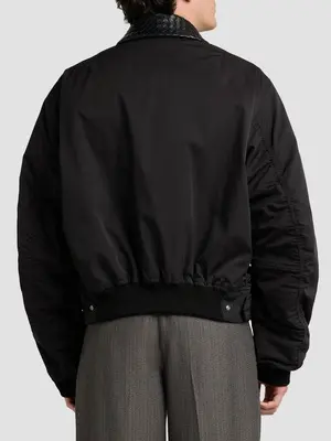 Bottega Veneta Nylon-cotton Twill Jacket