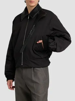Bottega Veneta Nylon-cotton Twill Jacket