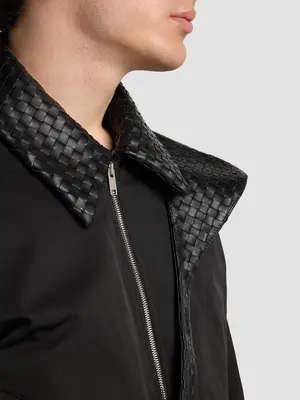 Bottega Veneta Nylon-cotton Twill Jacket