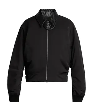 Bottega Veneta Nylon-cotton Twill Jacket - Double Black