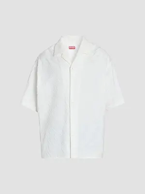 Kenzo Tiger Hawaiian Short-sleeve Shirt - Off White
