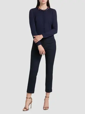 Etro Jeweled Neckline Cardigan
