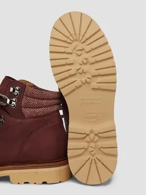 Brunello Cucinelli Leather Hiking Boots