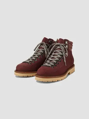 Brunello Cucinelli Leather Hiking Boots