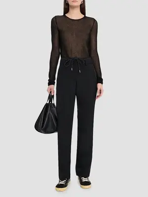 GOLDEN GOOSE Journey Nella Slim Semi-sheer Top